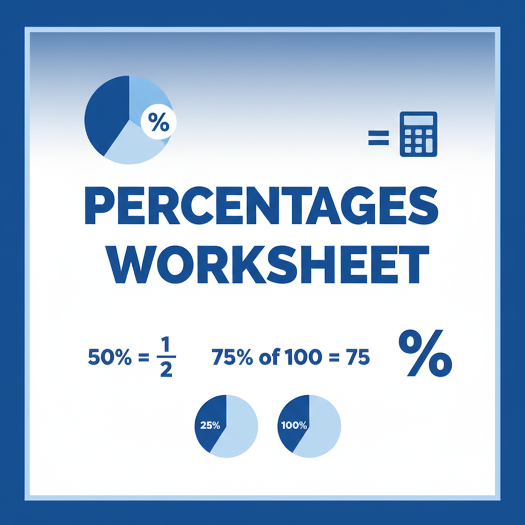 Percentages Worksheet with Answers – JRTDesigns